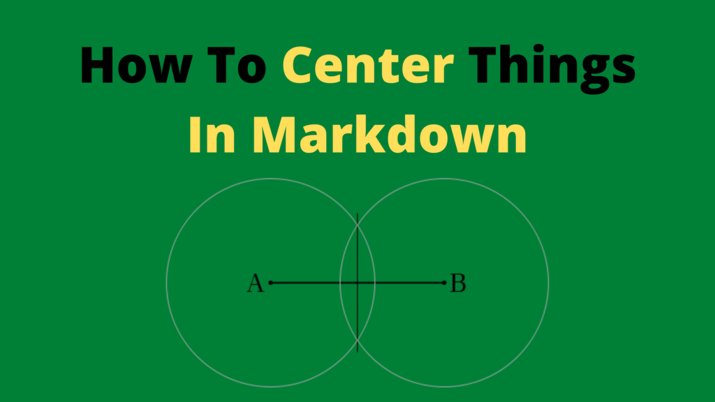 Markdown Center a Text, Image, Title, or Table - Markdown Land